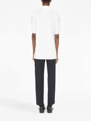 MAISON MARGIELA Four-stitch Short-sleeve Shirt - White