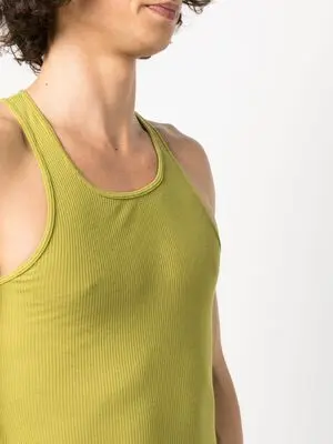 Rick Owens Round-neck Racerback Tank Top - Green