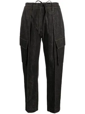 Brunello Cucinelli Cropped Denim Trousers