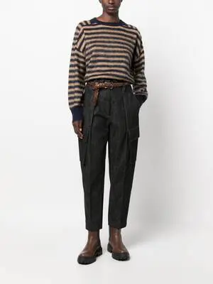 Brunello Cucinelli Cropped Denim Trousers