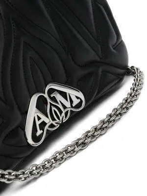 Alexander McQueen The Seal Shoulder Bag - Black