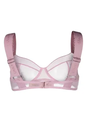 ZHILYOVA Logo-strap Balconette Bra
