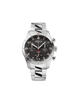 ALPINA Alpina Startimer Pilot Chronograph Big Date 41mm Silver