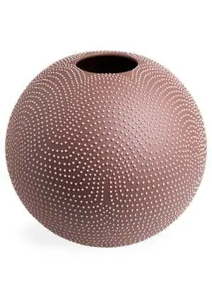 NUOVE FORME Arcadia Textured-finish Vase - Brown