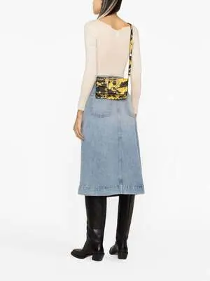 Versace Chain Couture Faux-leather Crossbody Bag