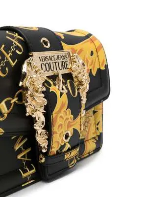Versace Chain Couture Faux-leather Crossbody Bag