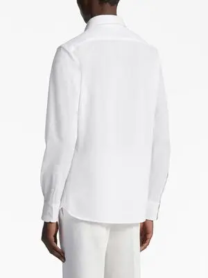 Zegna Long-sleeve Cotton Shirt