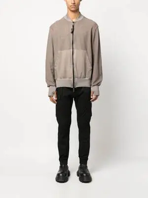 ISAAC SELLAM EXPERIENCE Exposed-seam Zip-up Bomber Jacket