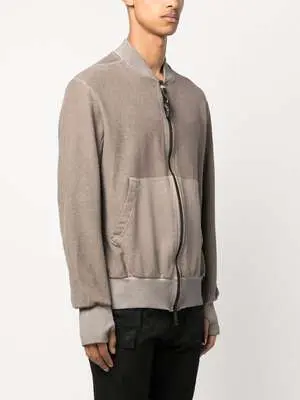 ISAAC SELLAM EXPERIENCE Exposed-seam Zip-up Bomber Jacket