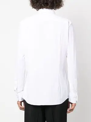 BOSS Pointed-collar Long-sleeve Shirt - White