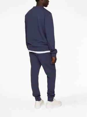 Dolce & Gabbana Bee-embroidered Cotton Sweatshirt - Blue