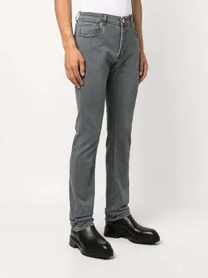 BILLIONAIRE Mid-rise Straight-leg Jeans - Grey