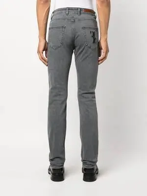 BILLIONAIRE Mid-rise Straight-leg Jeans - Grey