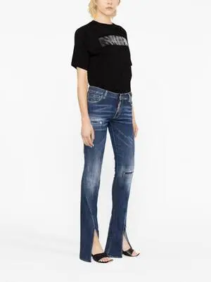Dsquared2 Distressed Bootcut Jeans