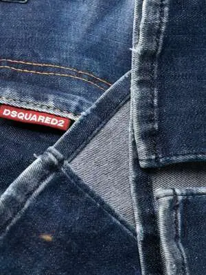Dsquared2 Distressed Bootcut Jeans