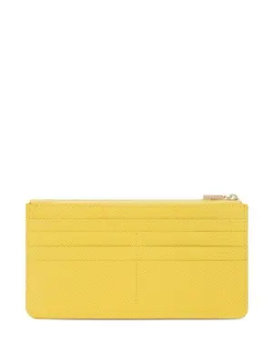 Dolce & Gabbana Large Dauphine Leather Wallet - Yellow