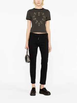 Dsquared2 Low-rise Tapered Jeans - Black