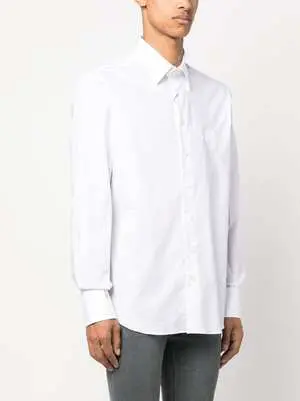 BILLIONAIRE Slim-cut Poplin Shirt