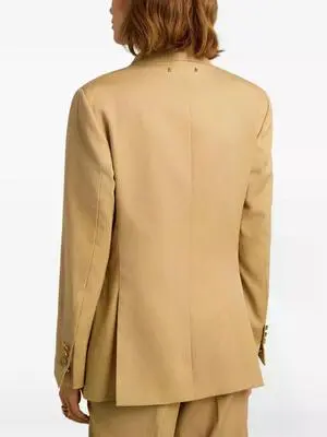 GOLDEN GOOSE Double-breasted Virgin Wool Blazer - Neutrals