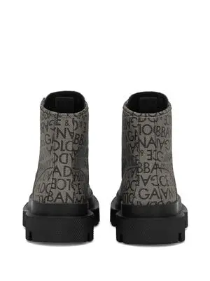 Dolce & Gabbana Logo-jacquard Ankle Boots