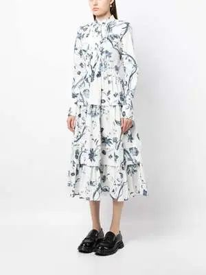 Erdem Floral-print Cotton Dress