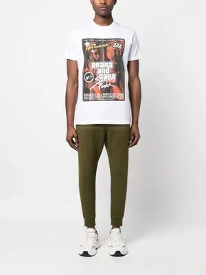 Dsquared2 Graphic-print Cotton T-shirt - White