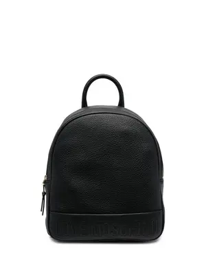 Moschino Logo-detail Backpack - Black