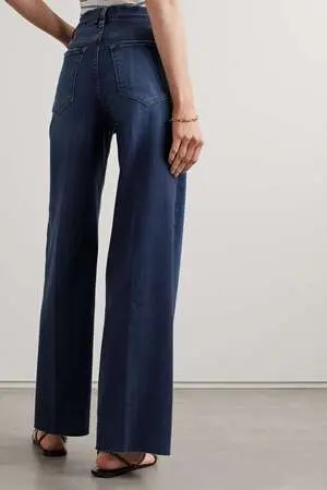 FRAME Le Slim Palazzo High-rise Jeans