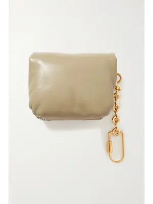 Loewe Puffer Goya Embellished Padded Leather Down Airpods Case