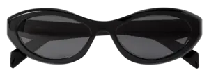 Prada Oval-frame Sunglasses - Black