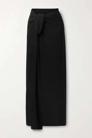 Norma Kamali Ernie Stretch-jersey Pareo