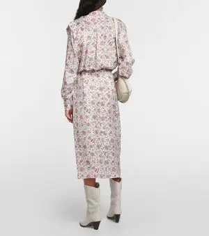 Isabel Marant Lokeya Floral Midi Dress
