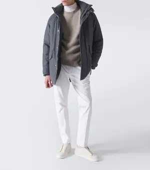 Zegna Triple Stitch Sneakers - White