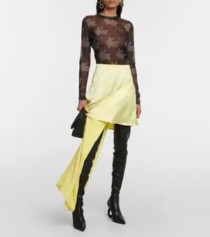 JW Anderson Over-the-knee Chain Detail Leather Boots