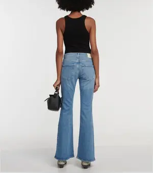 Citizens Of Humanity Isola Mid-rise Flared Jeans - Blue