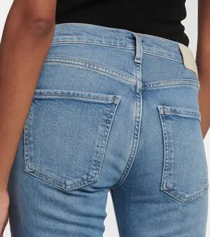 Citizens Of Humanity Isola Mid-rise Flared Jeans - Blue