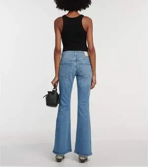 Citizens Of Humanity Isola Mid-rise Flared Jeans - Blue