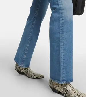 Citizens Of Humanity Isola Mid-rise Flared Jeans - Blue