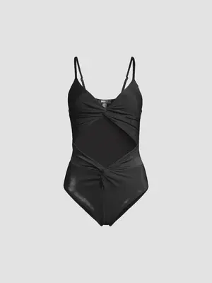 Beach Riot Aviva Cut-out One-piece Swimsuit - Black
