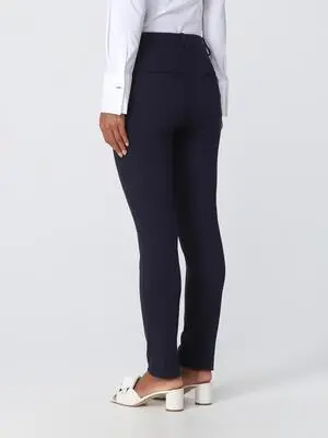 DONDUP Tailored Viscose Blend Trousers - Blue