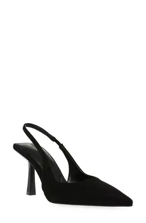 Anne Klein Indianna Slingback Pump - Black Micro