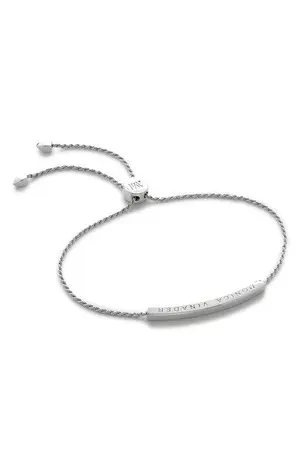 Monica Vinader Linear Mini Friendship Chain Bracelet - Sterling Silver