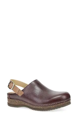 Dansko Merrin Slingback Clogs - Cordovan