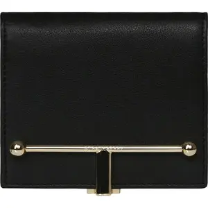 Strathberry Small Melville Leather Bifold Wallet - Black