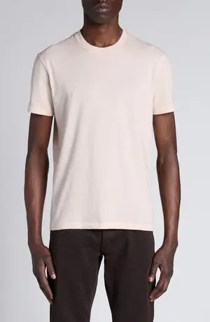 TOM FORD Short Sleeve Crewneck T-shirt - Petal Pink