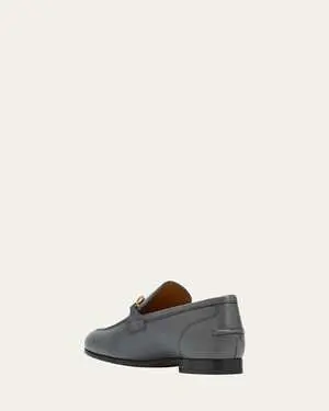 Gucci Jordaan Leather Loafers - Black