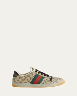 Gucci Screener Gg Canvas Sneakers - Beige