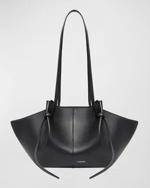 Yuzefi Mochi Leather Shoulder Bag - Black