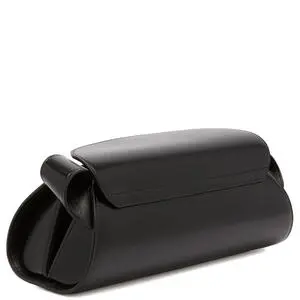 JIL SANDER Cannolo Shoulder Bag - Black