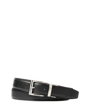 Polo Ralph Lauren Reversible Leather Dress Belt - Black/brown